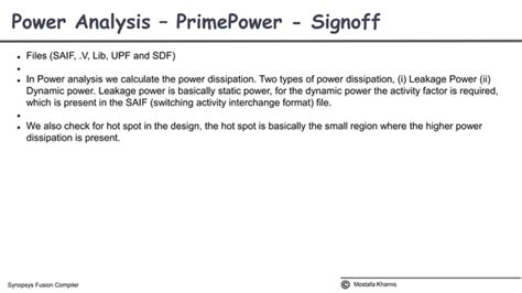 Synopsys Fusion Compiler Comprehensive Rtl To Gdsii Implementation System Pptx