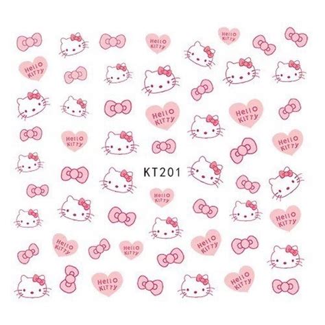 Kt สติ๊กเกอร์ สติ๊กเกอร์ตกแต่งเล็บแผ่นเล็ก ลอกลายแปะได้เลย ลายการ์ตูนน่ารักมากๆ Shopee Thailand