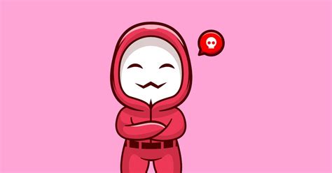 Cute Hacker Standing Cartoon Illustration Illustrations Ft Hacker And Cyber Envato Elements