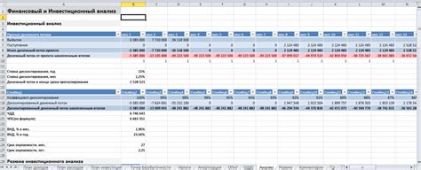 Финансовая модель строительства жилого дома в Excel фото