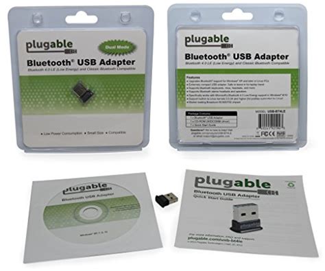 Plugable USB Bluetooth 4 0 Low Energy Micro Adapter Compatible With Windows 11 10 8 X 7