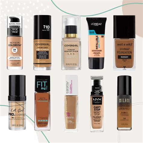 The Best Classic Drugstore Foundations By Skin Type And Coverage Best