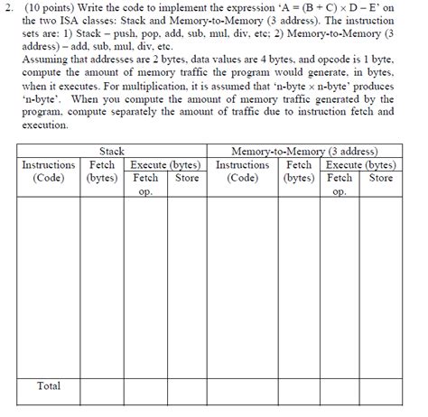 Solved 2 10 Points Write The Code To Implement The