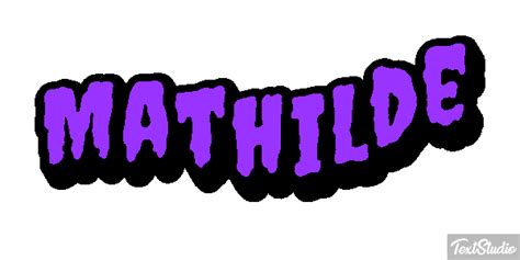 Mathilde Name Animated  Logo Designs