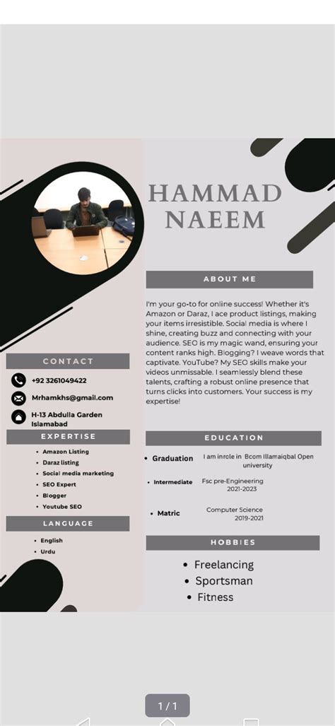 Hammad Naeem On Linkedin I Am Waiting For Job Opportunity About My
