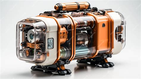 premium ai image computer casing isolated on white background