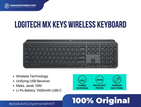 Logitech Mx Keys Wireless Keyboard