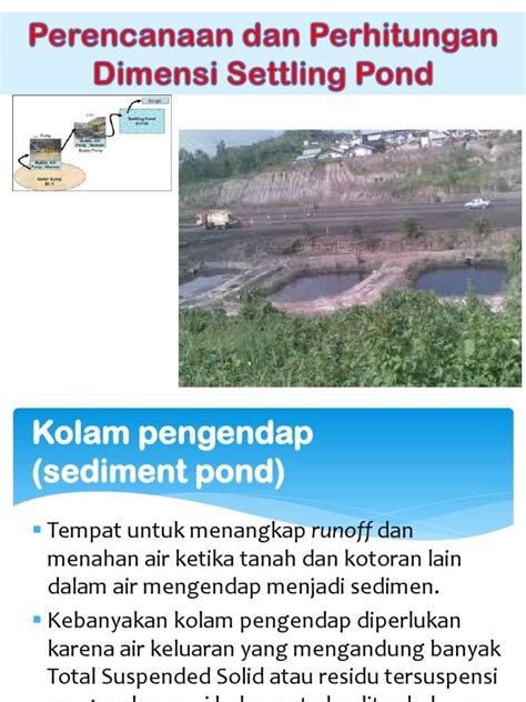Bentuk Dan Dimensi Settling Pond 1 Pdf