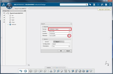 Importing SOLIDWORKS Files Into SOLIDWORKS Industrial Designer