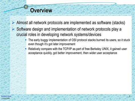 Ppt Network Protocol Software Design And Implementation Powerpoint