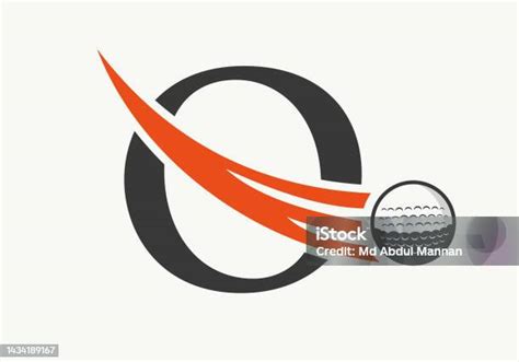 편지 O 골프 디자인 템플릿 하키 스포츠 아카데미 간판 클럽 심볼 Championship에 대한 스톡 벡터 아트 및 기타 이미지 Championship 경기 스포츠