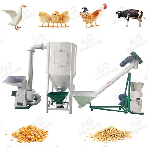Animal Feed Production Line Cattle Sheep Camel Ruminant Feed Machine