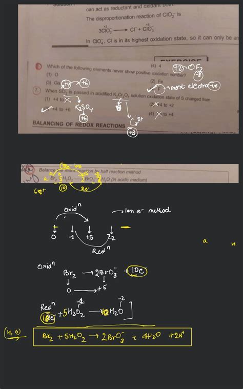 The Disproportionation Reaction Of Clo2− Is 3clo23 Cl−clo3 In Clo4−