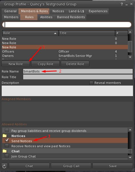 Role Setup For Group Notices Viewer V1 Smartbots Documentation Second Life Bot Hosting