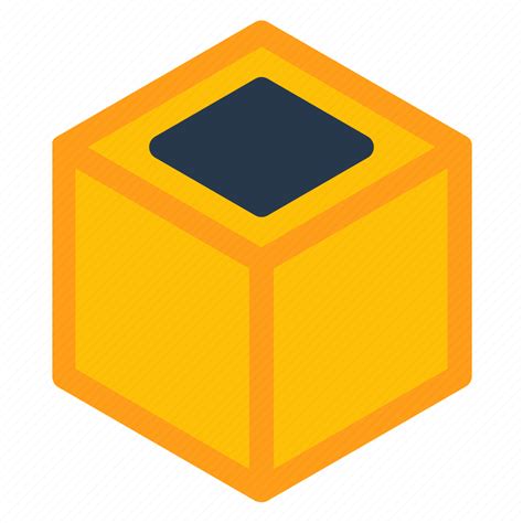 1 Cube Box Shape Modelling Icon Download On Iconfinder