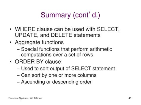 Ppt Advanced Data Definition Commands Powerpoint Presentation Free
