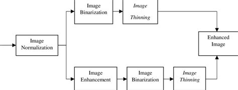 fingerprint image enhancement process block diagram 2 1 normalization download scientific