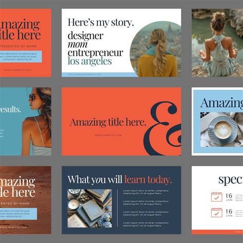 Canva Presentation Template Bold Slide Deck Slides For Presentation
