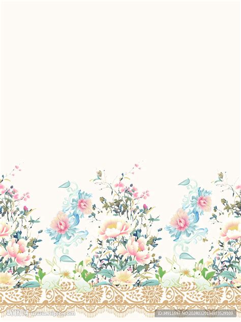 兔子 花设计图psd分层素材psd分层素材设计图库昵图网