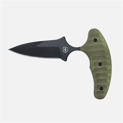 Shivworks Push Dagger Tactical Edc Push Knife With Belt Sheathclip
