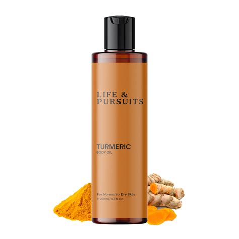 Organic Turmeric Body Oil Body Massage Oil Life And Pursuits