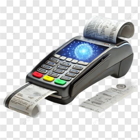 신용 카드 결제 및 영수증이 포함된 Pos 단말기의 3d 렌더링 그림 카드결제 신용카드 지불 Png 일러스트 및 이미지 에 대한 무료 다운로드 Pngtree
