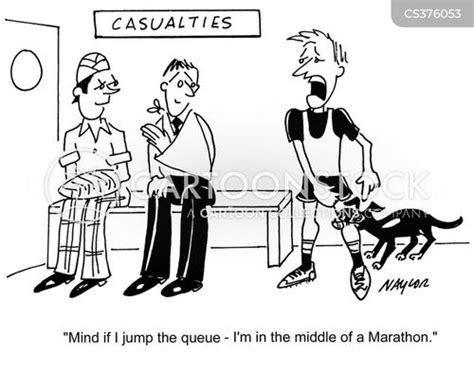Queue Jumping Cartoons And Comics Funny Pictures From Cartoonstock