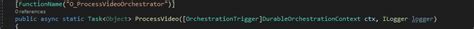 Using Ilogger For Input Parameter For Orchestrationtrigger Function Throws Run Time Error