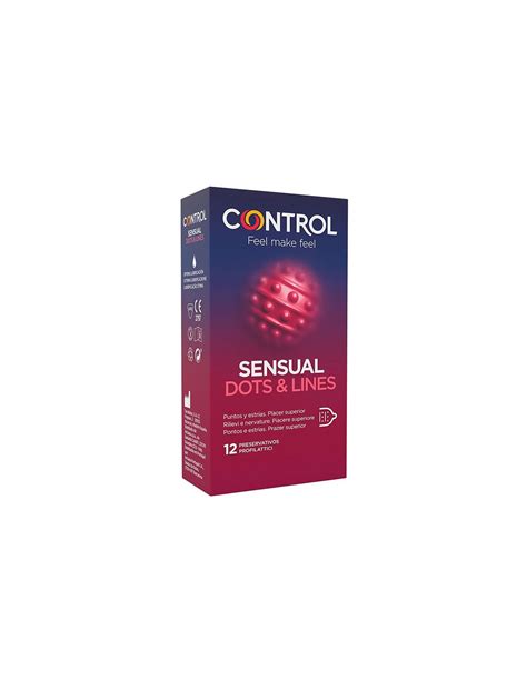control sensual dots and lines 12 uds