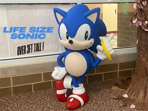 Sonic Life Size By Type1printing Makerworld Download Free 3d Models