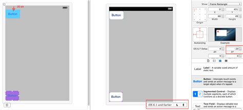 Interface Builder What Are The Uiviews Layout Ios 67 Deltas For