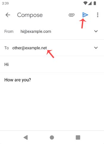 How To Send An Email Via Android Knowledgebase Shared License