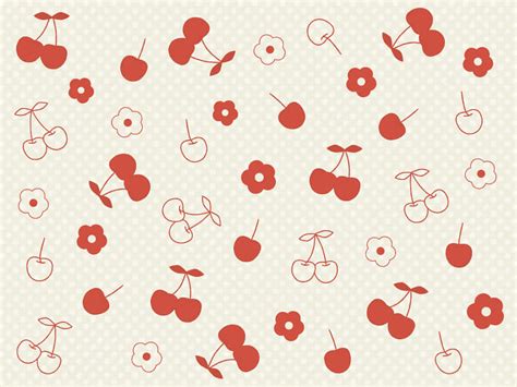 Cherries Pattern Wallpaper