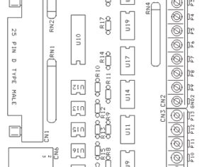 Optically Isolated LPT Breakout Board Pcb Silk Top Electronics Lab Com