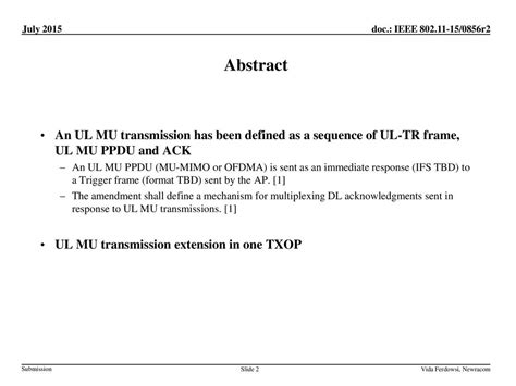 compressed uplink trigger frame ppt download