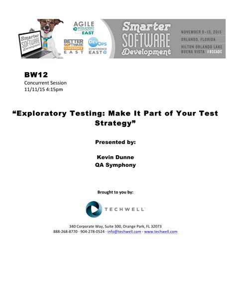 Exploratory Testing Make It Part Of Your Test Strategy Pdf