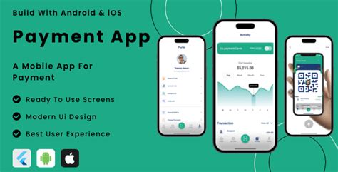 Payment App Flutter Mobile App Template Graphicfort