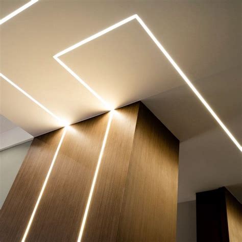 18w Seamless Linear Led Bar Lights Jointless Silicone Cover Recessed