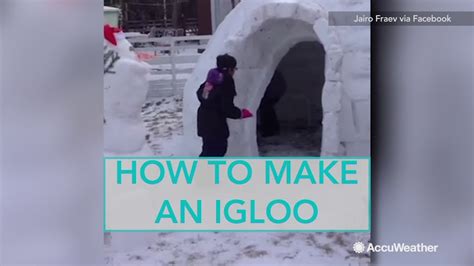How To Build An Igloo Abc7 Chicago