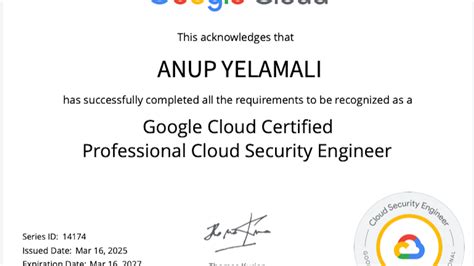 Gcp Professional Cloud Security Engineer Certification
