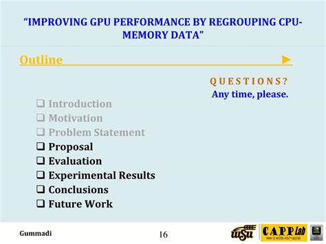 Ppt Ms Thesis Defense “improving Gpu Performance By Regrouping Cpu