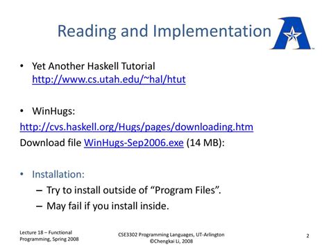 Cse 3302 Programming Languages Ppt Download