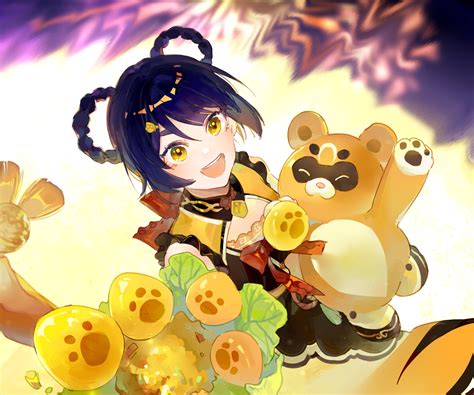 Download Guoba Genshin Impact Xiangling Genshin Impact Video Game