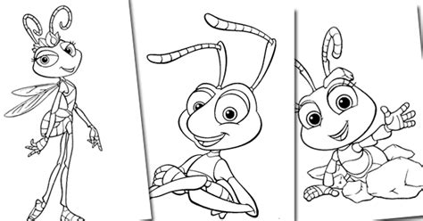 Printable A Bugs Life Coloring Pages