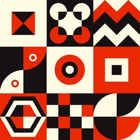 Premium Vector Vector Abstract Geometric Background With Circle Triangle And Square Lines Pattern