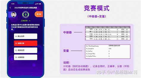 【教育】智慧答题高保真移动端axurerp原型模板 知乎