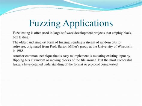Ppt Website Fuzz Testing Powerpoint Presentation Free Download Id47203