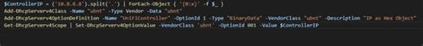 Automating With Powershell Deploying Unifi Dhcp Options Mobile Application Management Rmsp