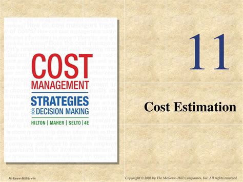 PPT Cost Estimation PowerPoint Presentation Free Download ID
