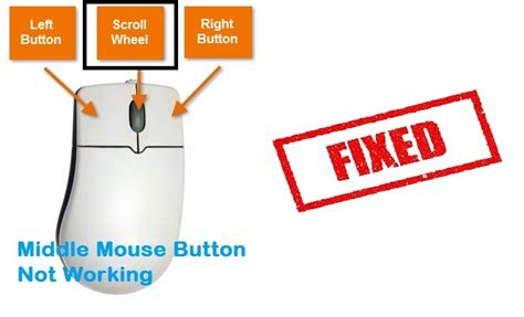how to fix the middle mouse button not working on win
